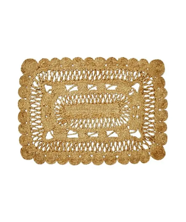 Tory Burch - Rectangle Jute Placemat, Set Of 4