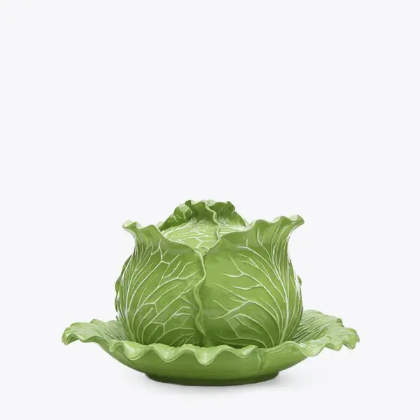 Tory Burch Lettuce Ware Covered Tureen - Green