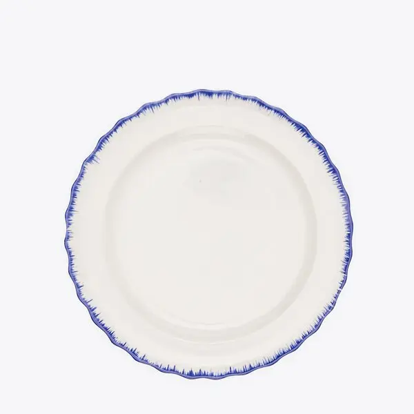 Tory Burch Oiseau Dinner Plate, Set Of 2 - White/blue
