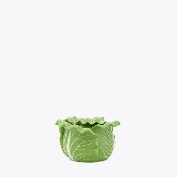 Tory Burch Lettuce Ware Candle Holder, Set Of 2 - Green