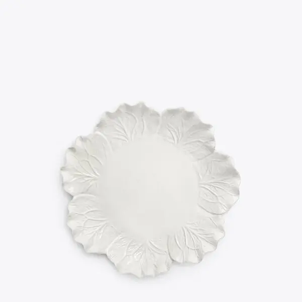 Tory Burch Lettuce Ware Round Serving Platter - White