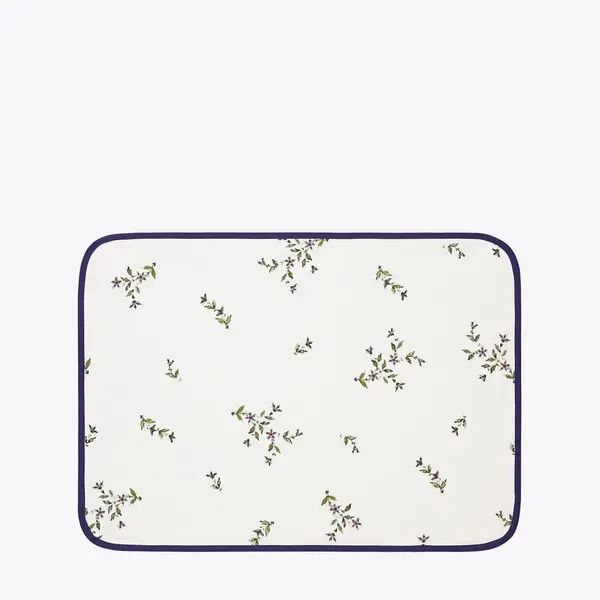 Tory Burch Jolie Fleur Placemat, Set Of 4 - New Ivory