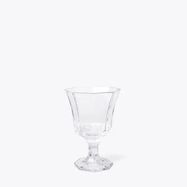 Tory Burch Pressed-glass Water Glass, Set Of 4 - Clear