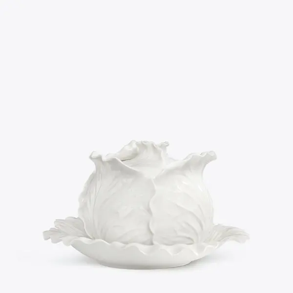 Tory Burch Lettuce Ware Tureen - White