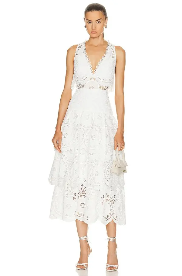 Alexis Aviana Dress In White