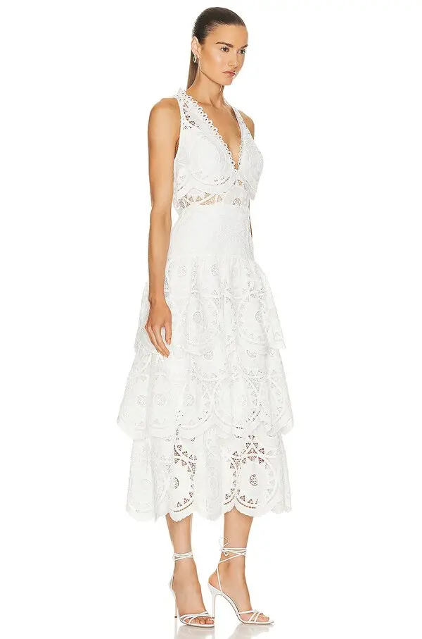 Alexis Aviana Dress In White