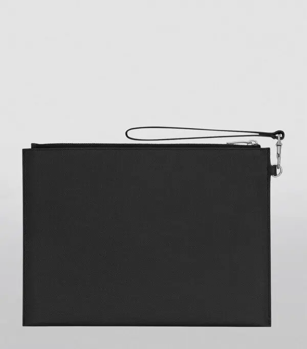 Saint Laurent Leather Zipped Pouch