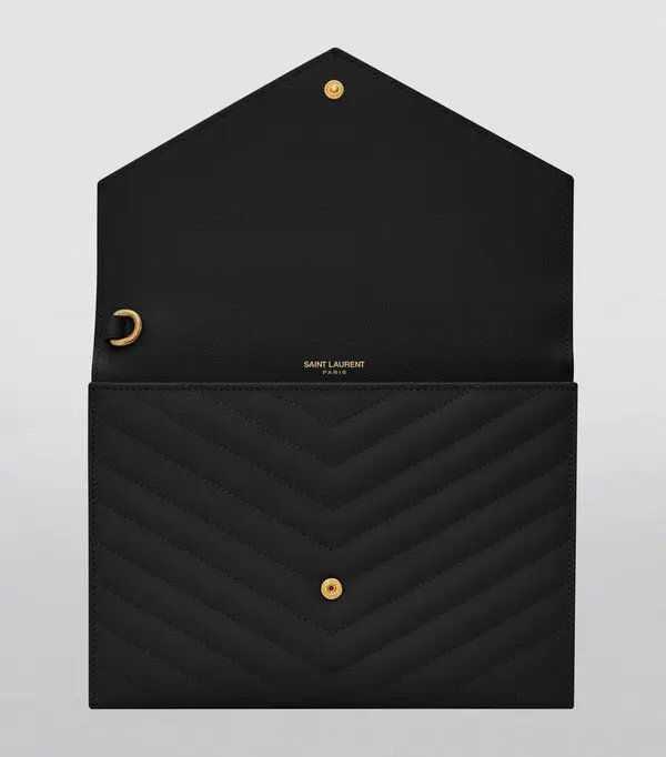 Saint Laurent Monogram Envelope Pouch