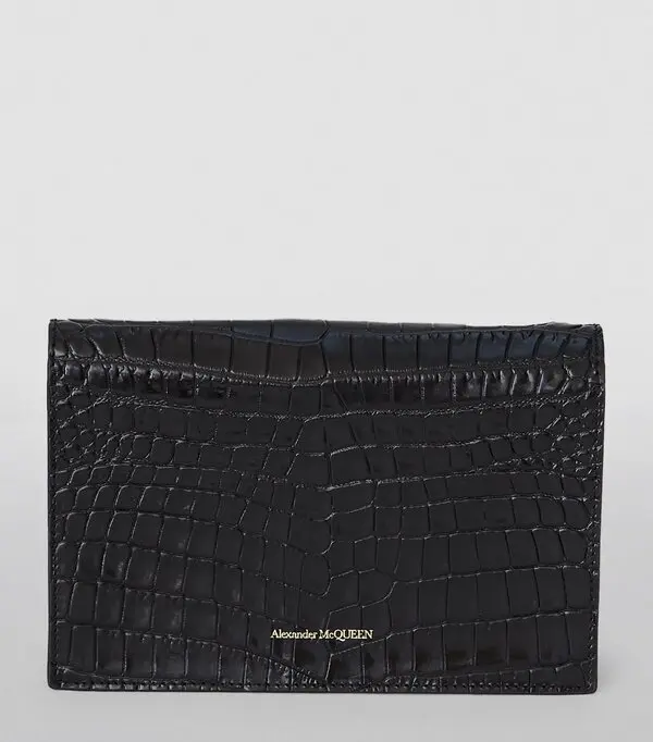 Alexander McQueen Leather Cross-body Bag With Skull