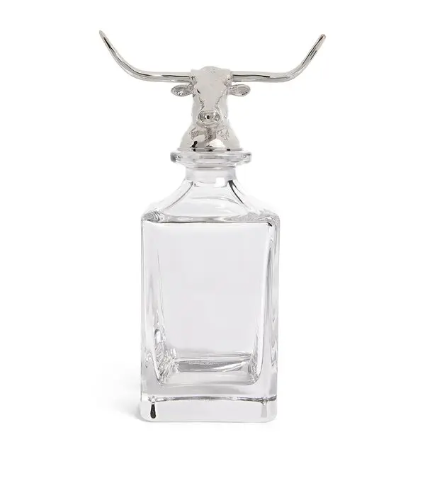 DEAKIN & FRANCIS Crystal Longhorn Bull Decanter - Clear
