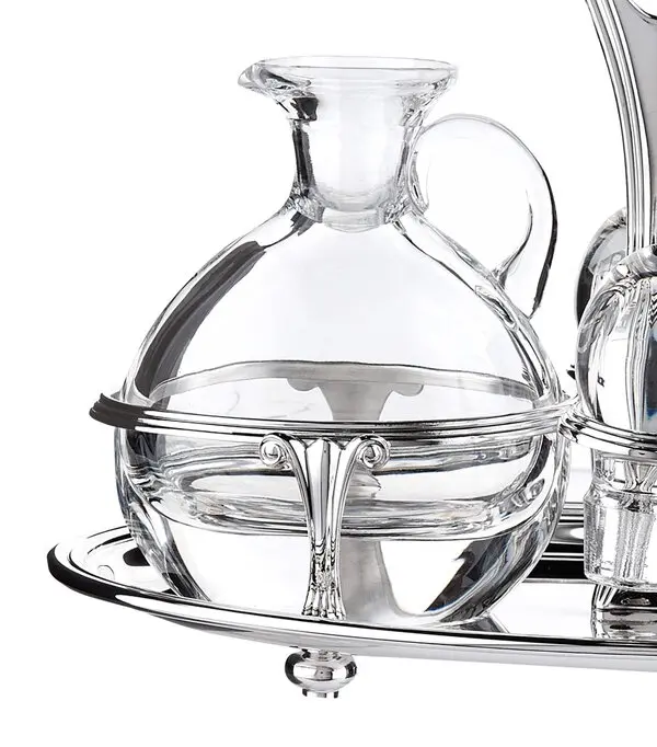 GREGGIO Georgian Silverplated Oval Cruet