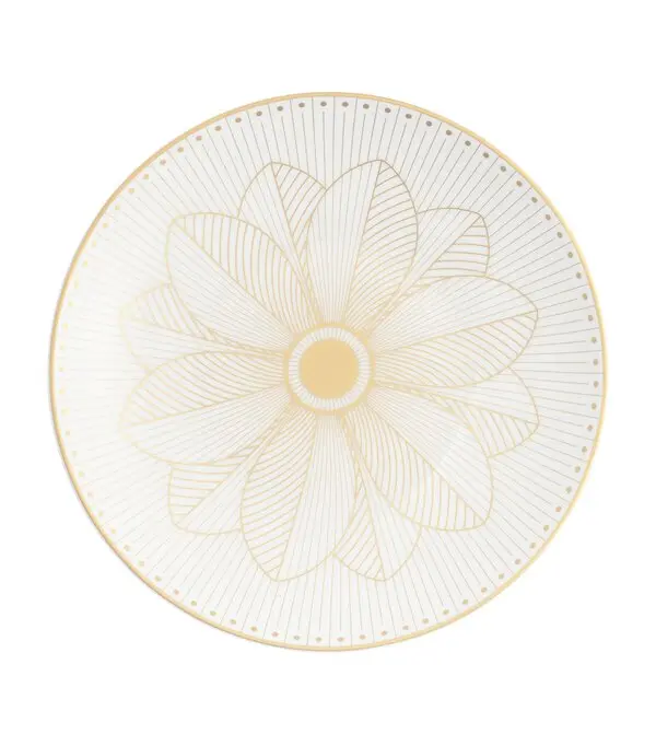 Christofle Porcelain Malmaison Platinum Impériale Bread Plate - Silver