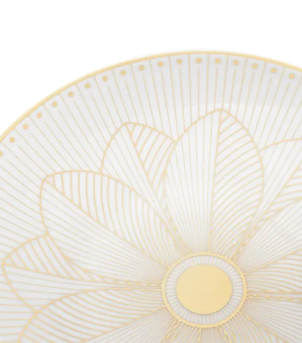 Christofle Porcelain Malmaison Platinum Impériale Bread Plate