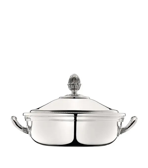 Christofle Plated Malmaison Covered Dish