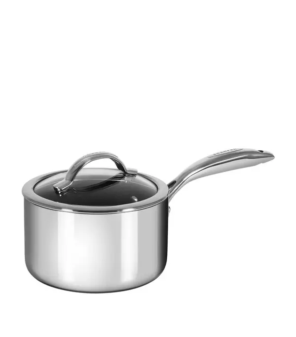 SCANPAN Haptiq Saucepan With Lid - Steel