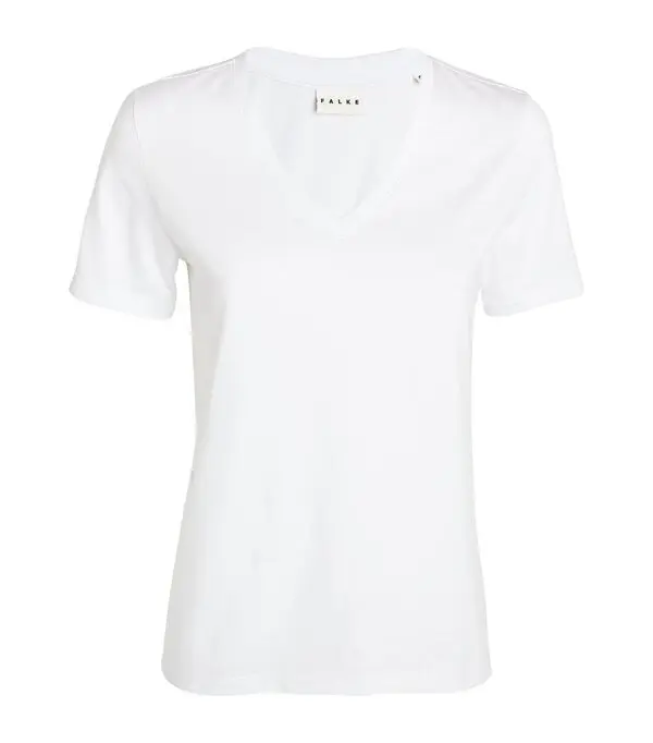 Falke Pima Cotton V-neck T-shirt