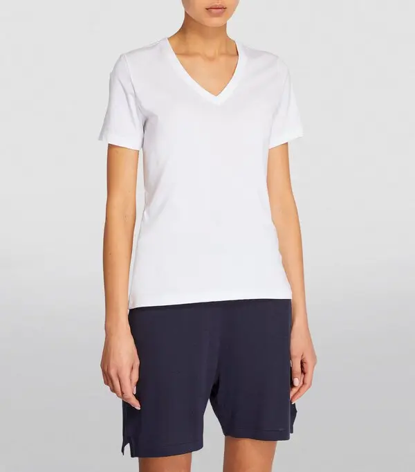 Falke Pima Cotton V-neck T-shirt