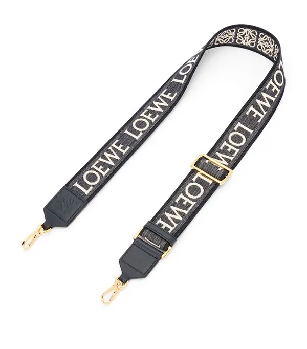 Loewe Jacquard Anagram Logo Strap - Navy