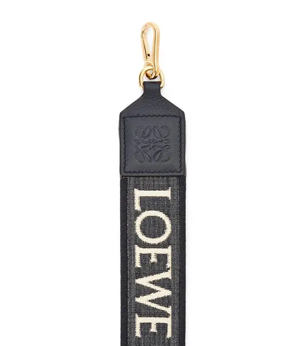 Loewe Jacquard Anagram Logo Strap - Navy