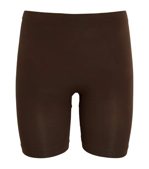 SKIMS Seamless Sculpt Mid-thigh Shorts - Brown