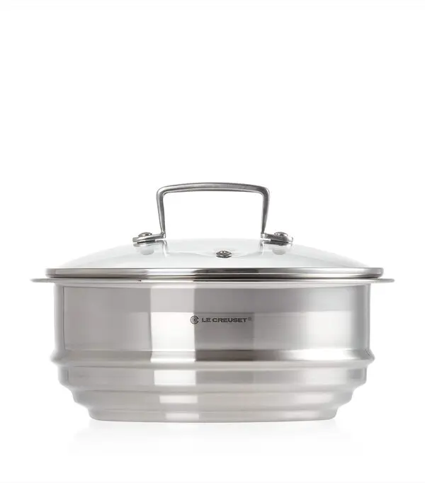 LE CREUSET 3-ply Stainless Steel Multi Steamer With Glass Lid