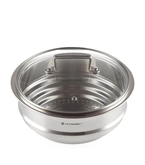 LE CREUSET 3-ply Stainless Steel Multi Steamer With Glass Lid