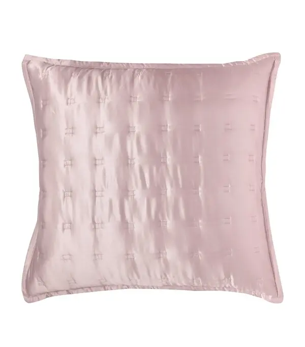 Gingerlily Silk Windsor Square Cushion - Pink