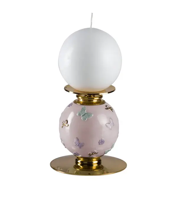VILLARI Blooming Butterfly Candle Holder - Pink