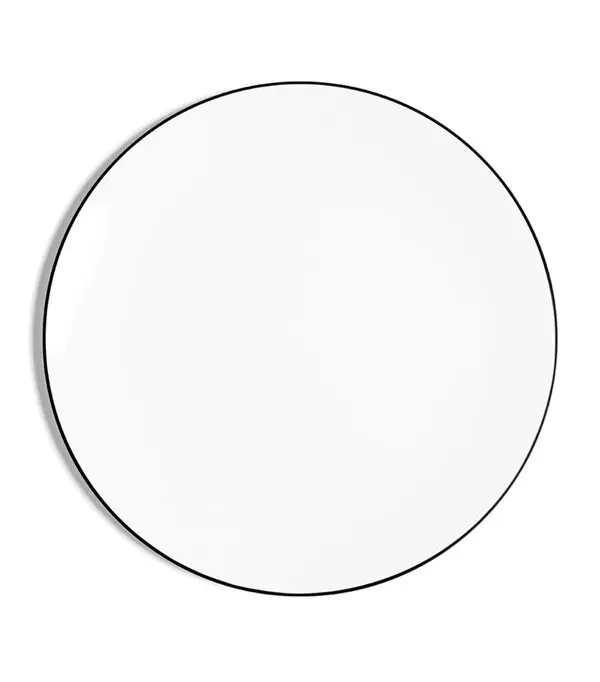 RICHARD BRENDON Line Coupe Dinner Plate - Black