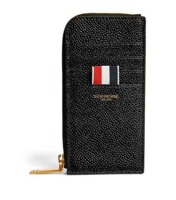 Thom Browne Leather Half-zip Wallet - Black