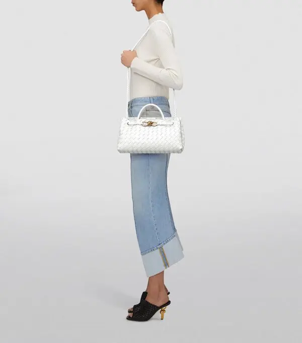 Bottega Veneta Small Leather Andiamo Top-handle Bag