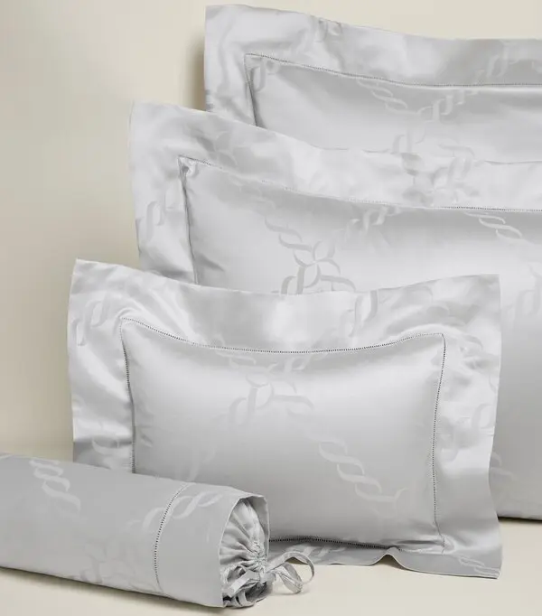 PRATESI Ori Treccia Pillowcase - Grey