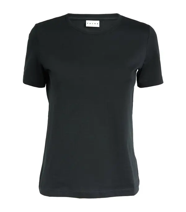 Falke Cotton T-shirt - Black