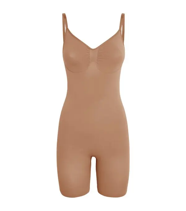 SKIMS Seamless Sculpt Mid-thigh Bodysuit - Nude