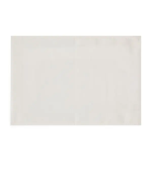 THOMAS FERGUSON Satin-trim Placemat - White