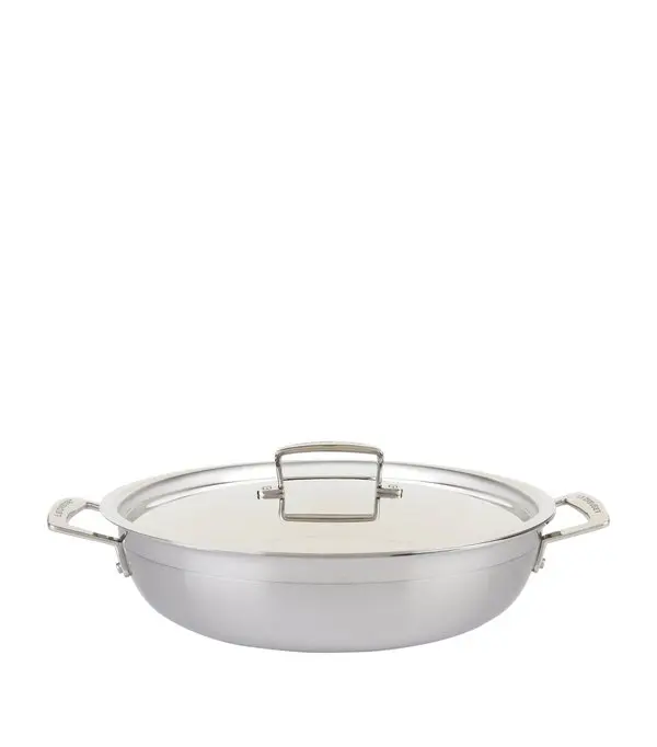 LE CREUSET 3-ply Stainless Steel Shallow Casserole Dish - Metallic