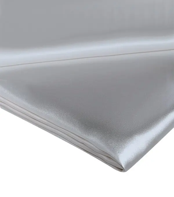 Gingerlily Silk Fitted Sheet - Grey