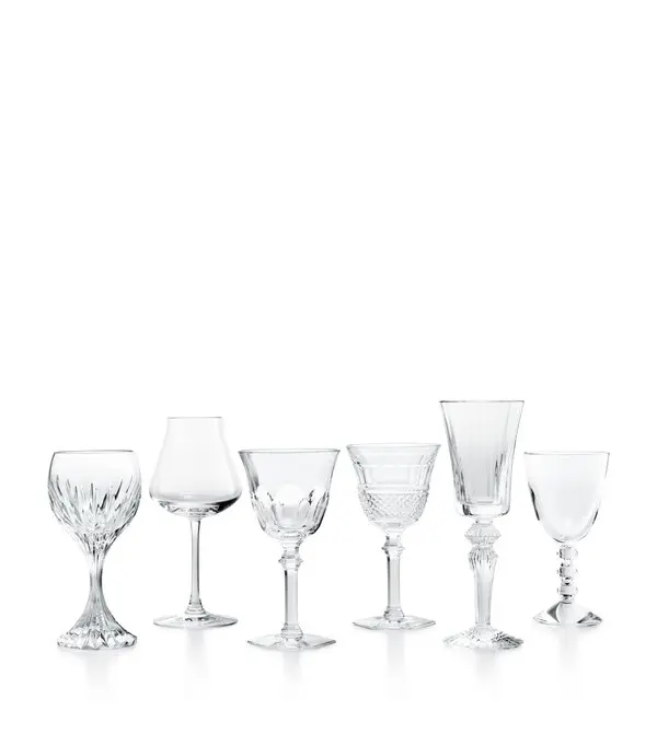 THE MARTHA, BY BACCARAT Set Of 6 Coffret Wine Therapy Wine Glasses - Clear