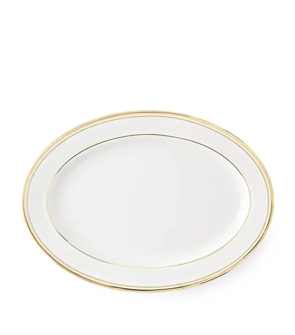 Ralph Lauren Wilshire Oval Platter - Gold