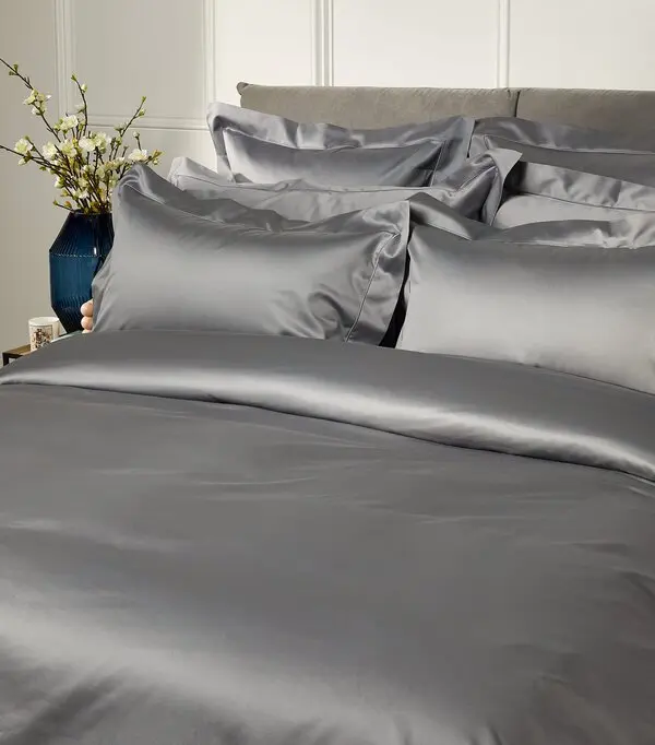 CELSO DE LEMOS Bourdon Duvet Cover - Blue