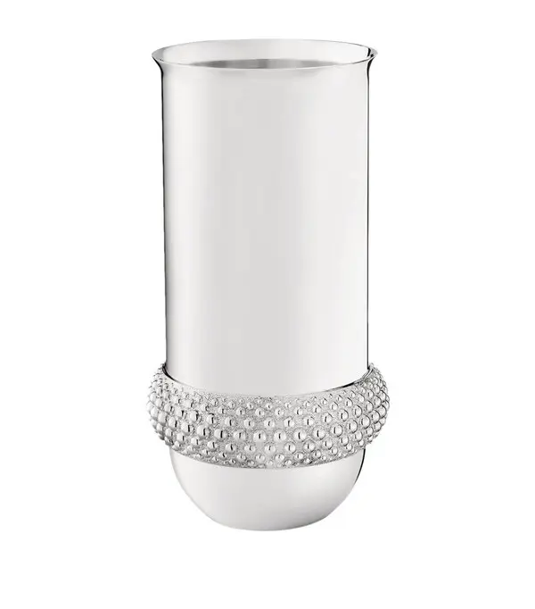 Christofle Plated Perles Vase