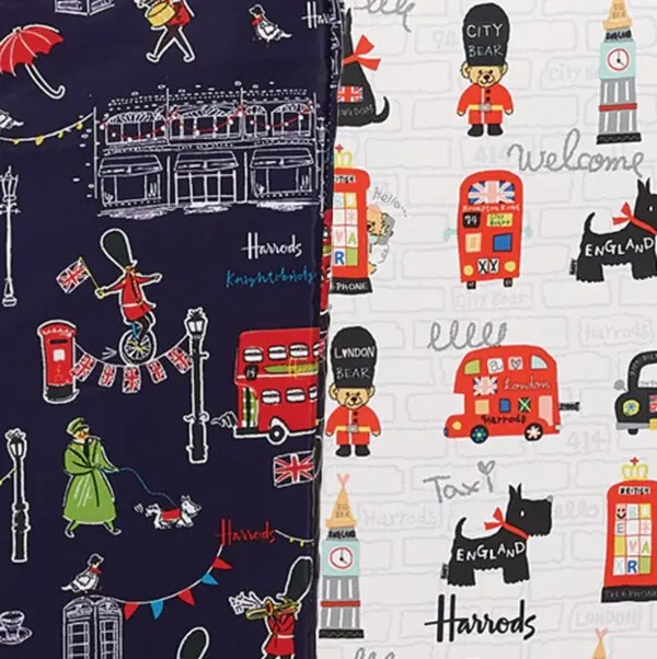 Harrods Recycled City Bear And Sw1 Pocket Shopper Bag
