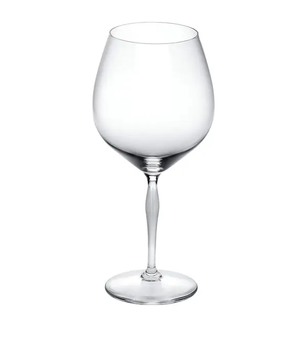 Lalique 100 Points Burgundy Glass - Clear