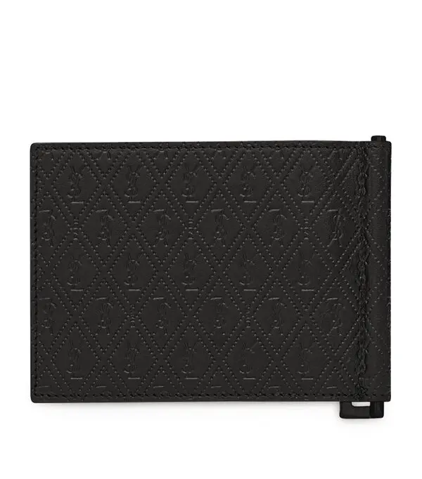 Saint Laurent Leather Monogram Wallet