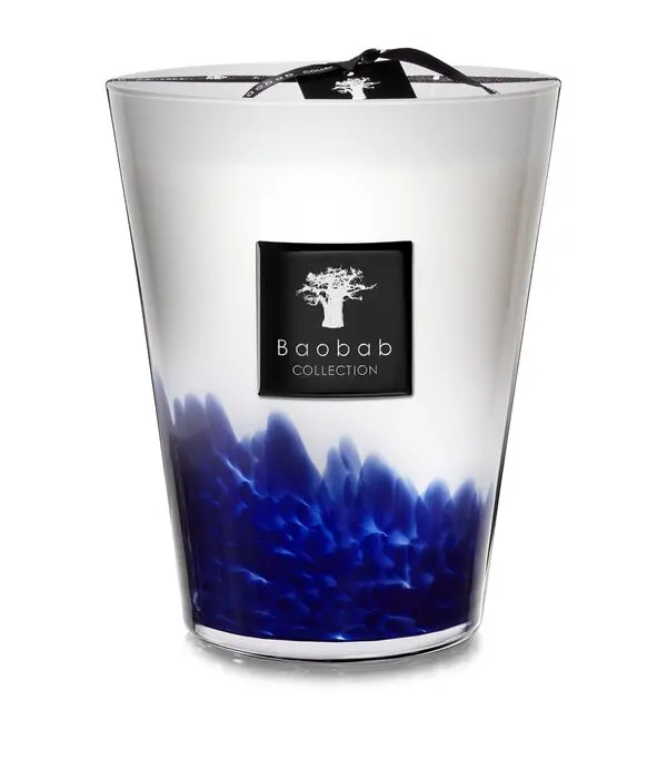 BAOBAB COLLECTION Feathers Touareg Candle - Blue