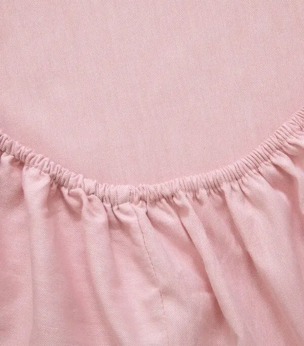 Ralph Lauren Oxford Fitted Sheet - Pink