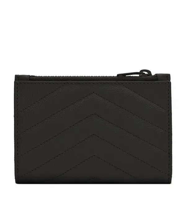 Saint Laurent Quilted Leather Bifold Pouch