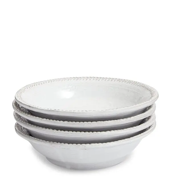 SOHO HOME Set Of 4 Hillcrest Pasta Bowls - White