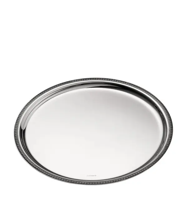 Christofle Malmaison Round Tray - Silver