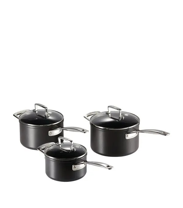 LE CREUSET Toughened Non-stick Sauce Pans - Black